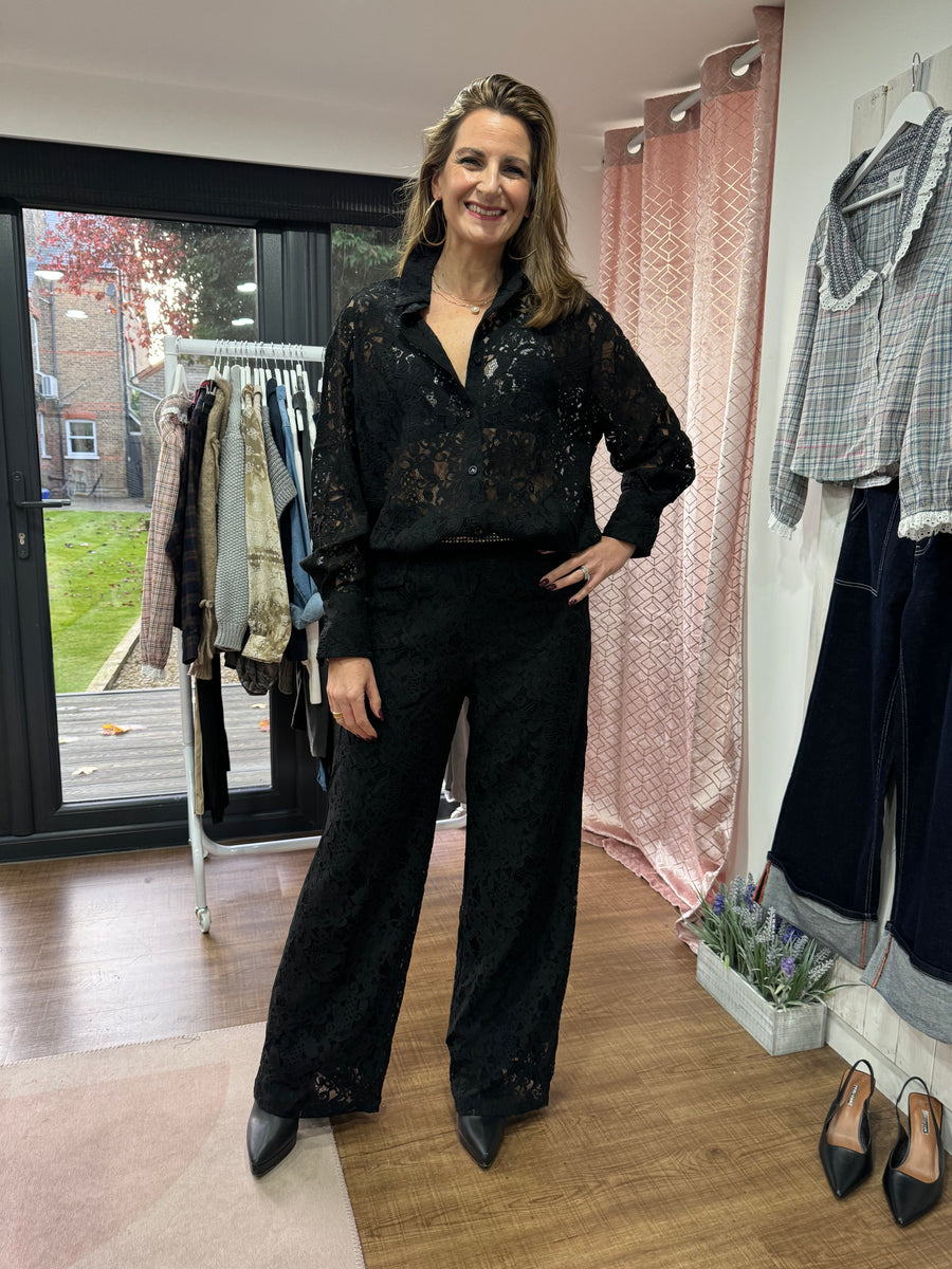 Kanelly Lace Blouse - Party Collection - Kaffe – The Wardrobe Edit